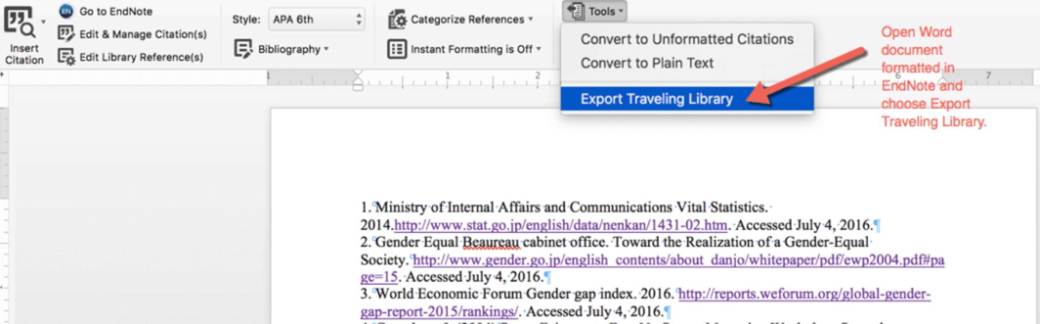 Add References from Word to a Reference Manager - UCSF Library