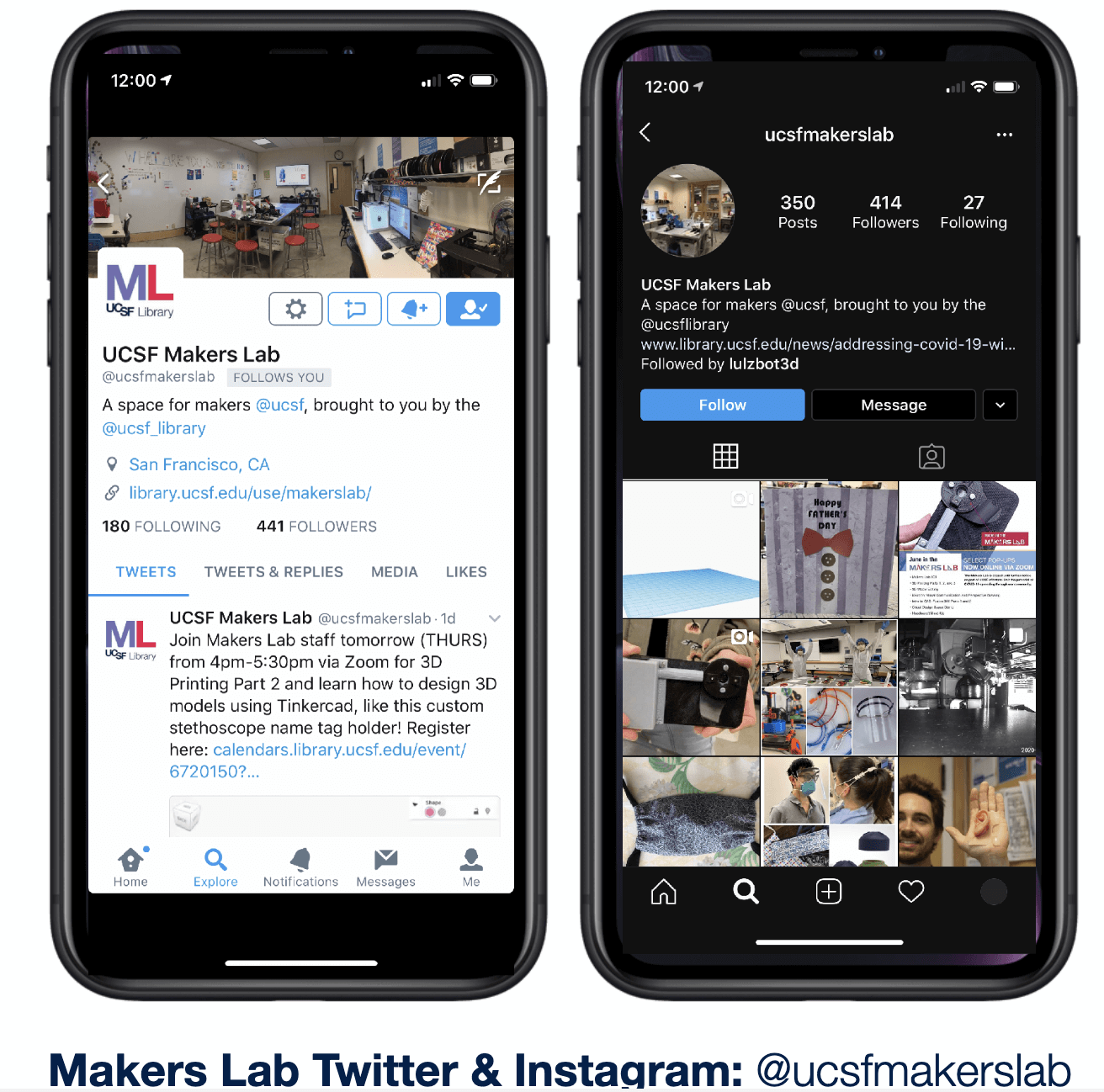 The Makers Lab @ MIRA 2020 - UCSF Library