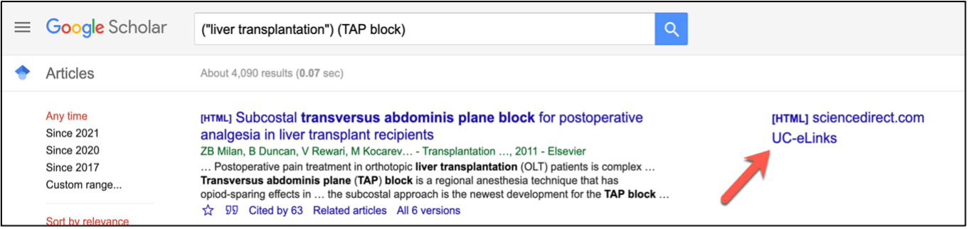 Do you use Google Scholar@UCSF? - UCSF Library