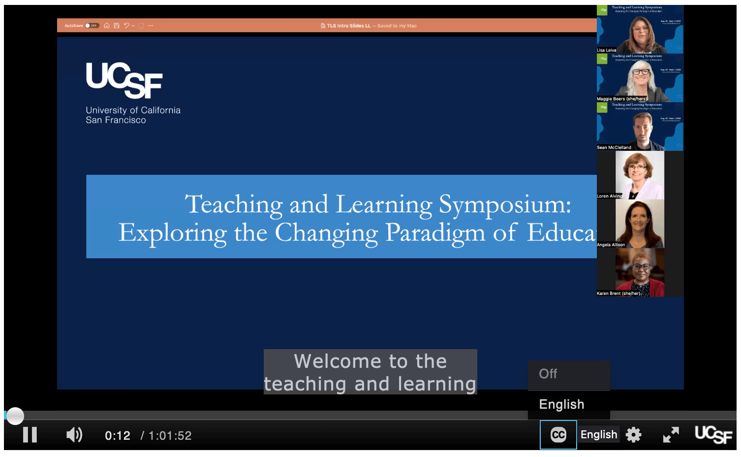 Automatic Video Captioning Now Available in the UCSF CLE - UCSF Library